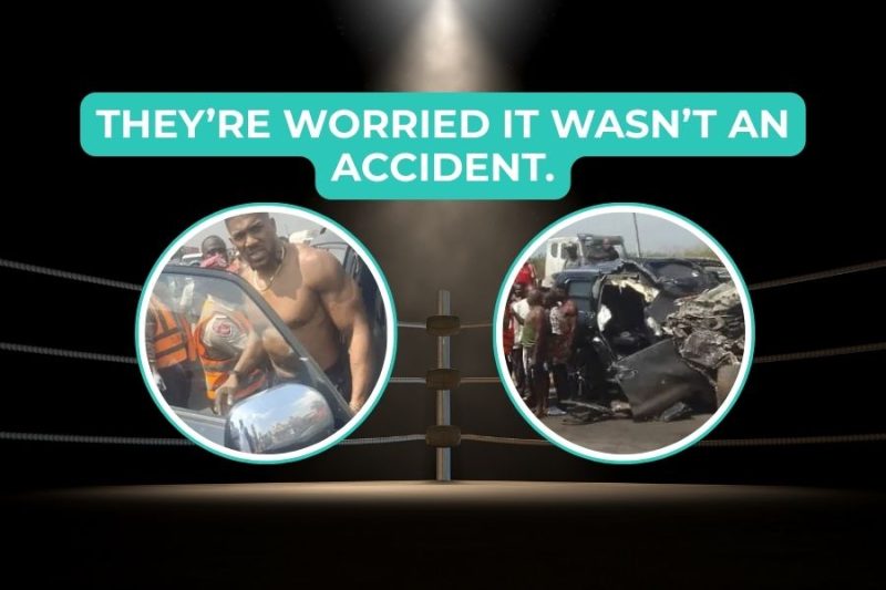 They are considering charges after a crash involving Anthony Joshua ...