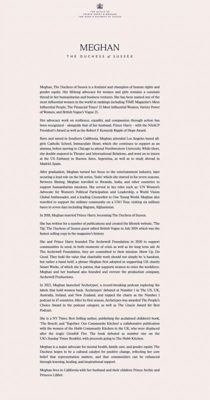 Royal titles – Foxella